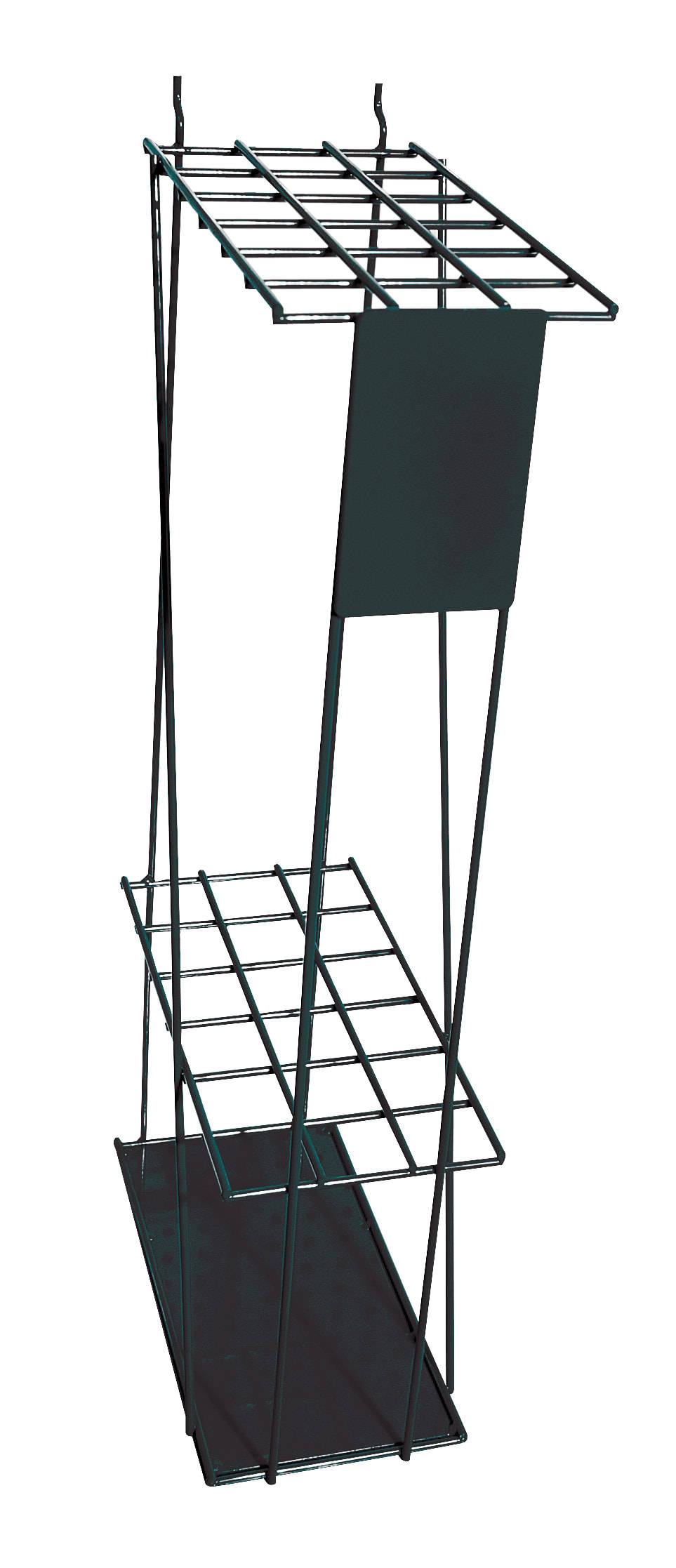 MR9163 PEGBOARD/SLAT WALL 18 SPACES TOTAL (3 X 6) BUILT-IN LABEL PLATE ...