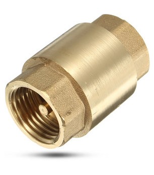 525T07LF LEAD FREE 1-1/2IN BRZ IN-LINE CHK VALVE SPRING LOADED MATCO ...