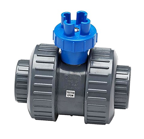 V20101N-SC 2" TRUE UNION BALL VALVE SLOW CLOSE PVC | DBC Irrigation Supply