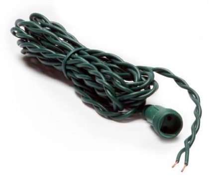 LV-POWER-LEAD 6' TRANSFORMER POWER LEAD 20G WIRE BARE WIRE TO CO-AXIAL ...