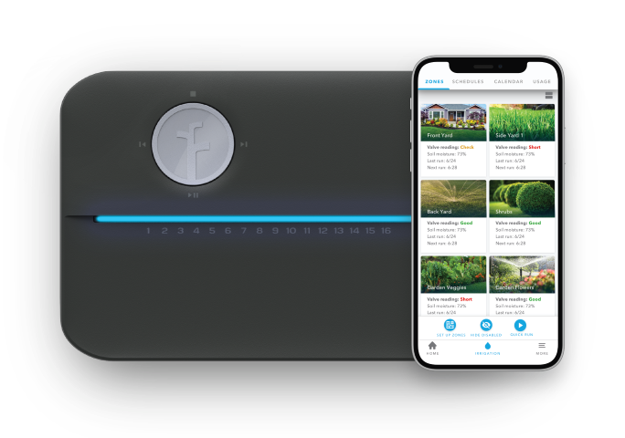 8ZULWC-PRO-BLI RACHIO 3 PRO SERIES 8-ZONE INDOOR SMART SPRINKLER ...