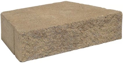 SRW UNIVERSAL STRAIGHT CAP SANDSTONE 18 x 4 x 12 16052488 ***NO RETURNS ...